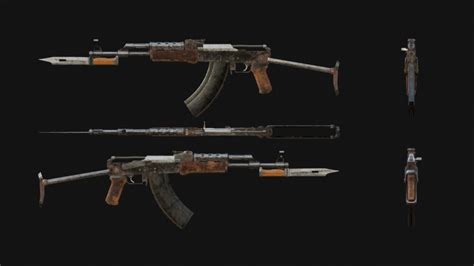 Aks 3d Model Download Assault Rifle On