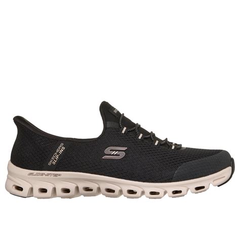 Skechers Glide Step Vibey Slip Ins Schwarz 104557 Bknt