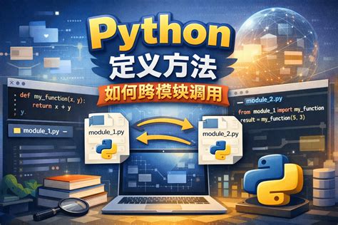 Python 定义方法如何跨模块调用