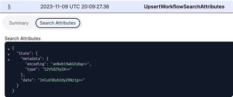 search attributes are base64 encoded in the web ui community support