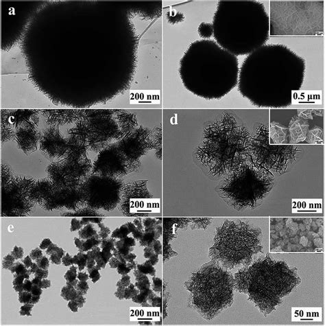Tem And Sem Images Inset Of Bir Mno 2 Assembled Hierarchical Download Scientific Diagram