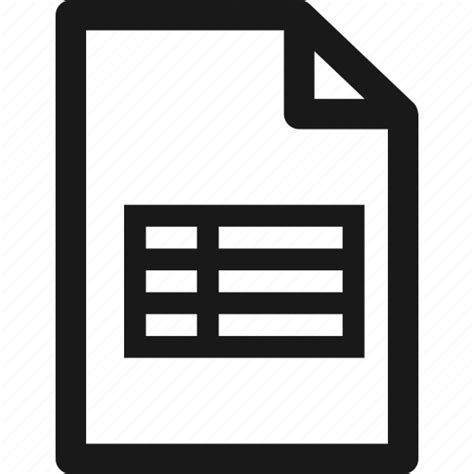 Document File Paper Text Icon Download On Iconfinder