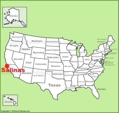 Salinas Map California U S Discover Salinas With Detailed Maps