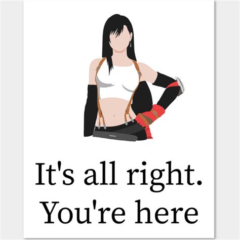 Touching Tifa Lockhart Quote Tifa Lockhart Posters And Art Prints