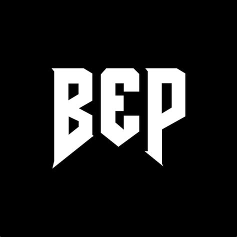 Premium Vector Bep Letter Logo Design For Technology Company Bep Logo