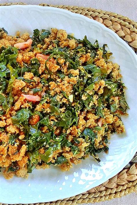 Migas De Couve Vortexmag Receita Receitas Vegetarianas Receitas