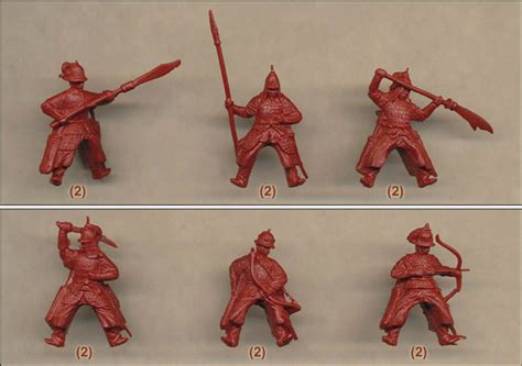 Michigan Toy Soldier Company Red Box Figures Chinese Medium Cavalry