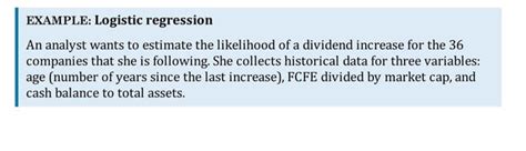 Logistic Regression Rcfa