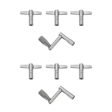 Drum Keys 8 Pack Drum Tuning Key With Continuous Motion Speed Key