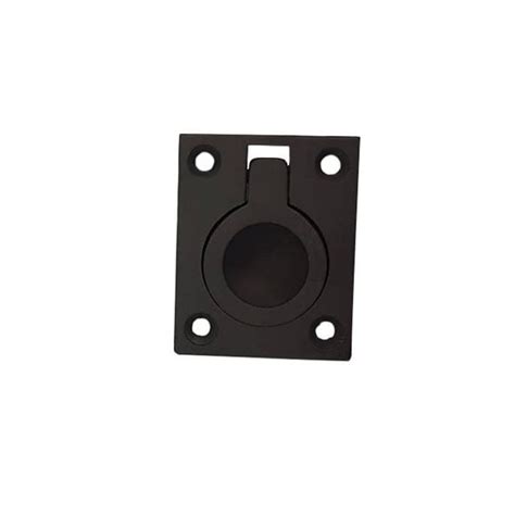 Qcaa Flush Ring Pull Solid Brass 365 X45 Mm Oil Rubbed Bronze Us10b 1 Pack Made In Taiwan