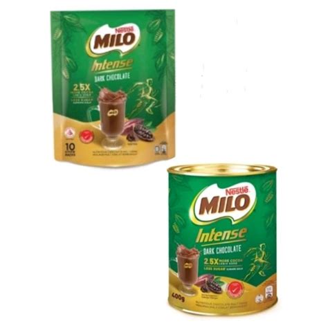 Jual Milo Intense Dark Choco 1 Pack 10 Sachets Shopee Indonesia