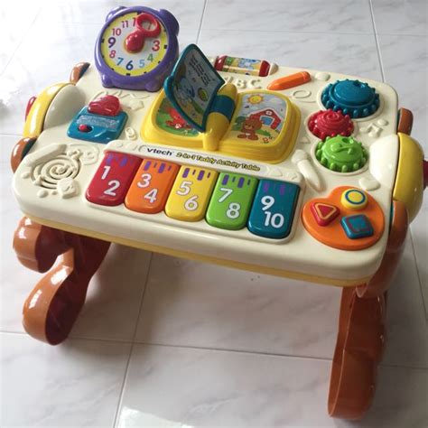Vtech 2 In 1 Teddy Activity Table Hobbies And Toys Toys And Games On