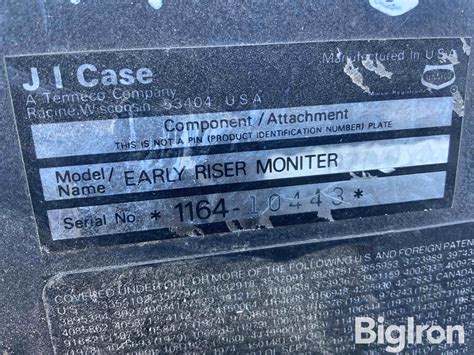 Case Ih Early Riser Monitor Agriculture Bigiron