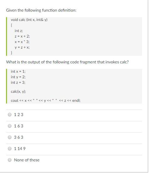 Solved If You Are Told To Write A Function To Which You Will Chegg