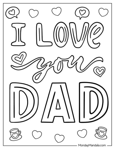 I Love You Coloring Page Free Pdf Printables Coloring Nation