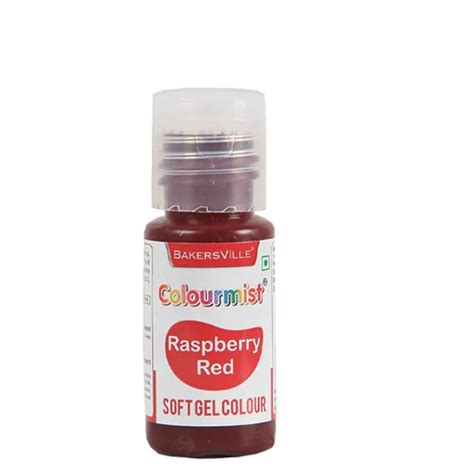 Raspberry Red Colourmist Soft Gel Colour 20g Bakersville Jitco