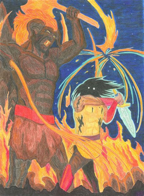 Morgoth Contra Feanor By Clint22 On Deviantart