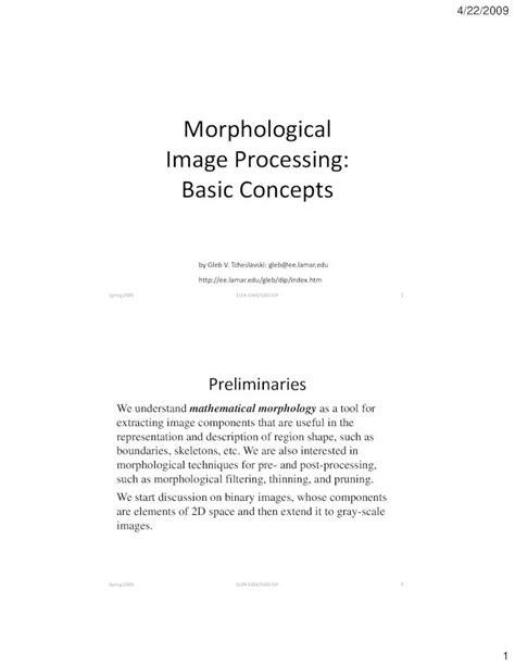 pdf 10 1 morphological image processing dokumen tips