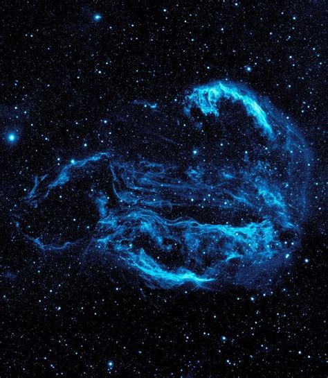 Cygnus Loop Supernova Blast Wave Veil Nebula Supernova Remnant Stock