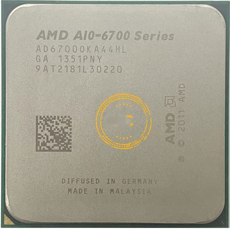 A10 6700 Apu A10 6700k Ad6700oka44hl Socket Fm2 Quad Core Cpu 3 7ghz Cpu Electronics