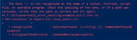 what s new with powershell error handling techtarget