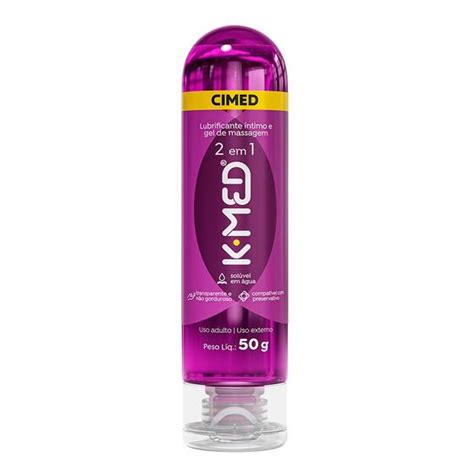 Gel Lubrificante Íntimo K Med 2 Em 1 50g Lubrificante Íntimo Sexual
