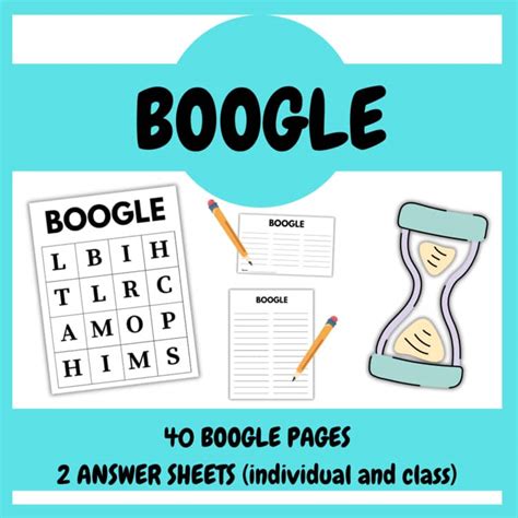 Boogle Word Work By Staceys Simple Solutions Tpt