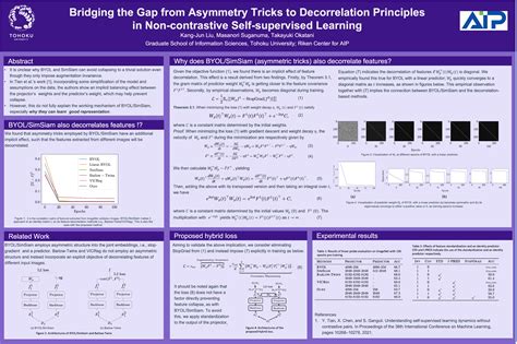 neurips poster bridging the gap from asymmetry tricks to decorrelation