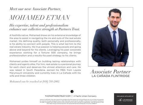 Mohamed Etman On Linkedin Honored To Join The Distinguished Partners Trust My Commitment And