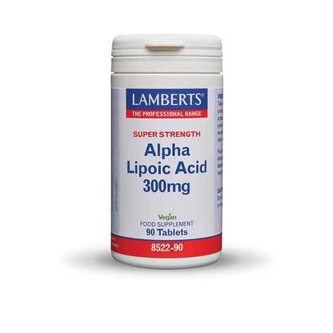 Lamberts Alpha Lipoic Acid 300mg 90tabs