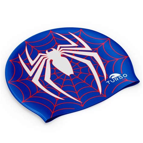 Swim Cap Turbo Spider Blue Swimbiosis Shop For Swimmers And Triathletes