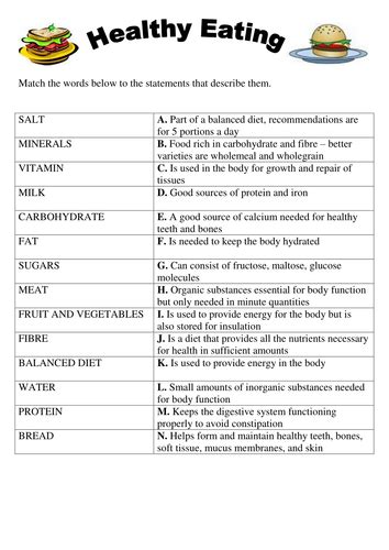 Eating A Balanced Diet Bbc Bitesize Biology Transfermanager