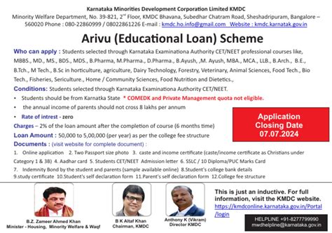 Kmdc Schemes Poster Pdf Finance And Money Management