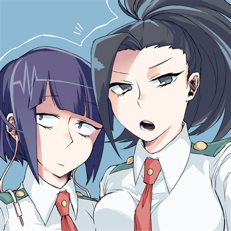 Yaoyorozu Momo And Jiro Kyoka Boku No Hero Academia Drawn By Akaji