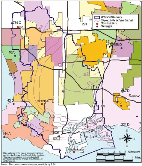 Figure A 3 Isohyetal Map Of Precipitation Associated With A 50 Year Download Scientific