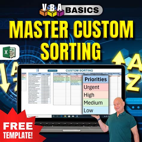 Customsorting Taskscheduler Vbaforbeginners Sortwithvba Exceluserform Randy Austin