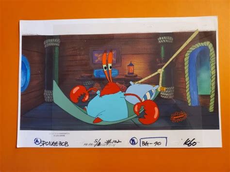 Spongebob Squarepants Cel Animation Art World