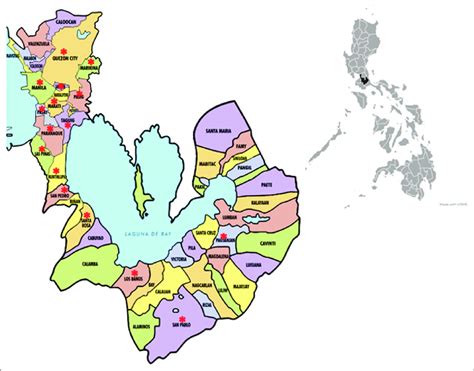 Metro Manila Tourist Places Maps