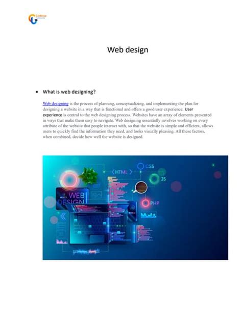 Presentation Of Web Designing Pptx Web Design And Html Internet