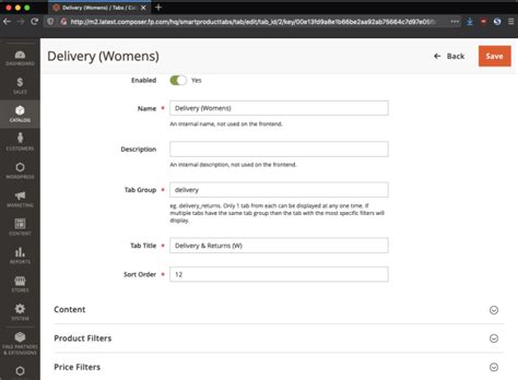 Smart Product Tabs Magento Extension FishPig
