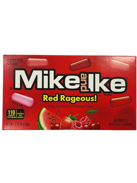 Mike And Ike Red Rageous 4 25oz