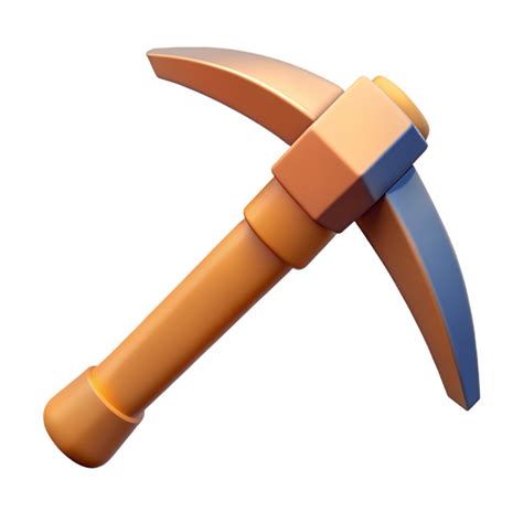 Pick Axe Tool 3d Concept 46594849 Png