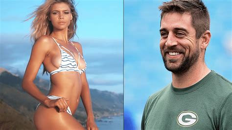 Fresh Off His Breakup With Olivia Munn Aaron Rodgers Takes Baywatch Babe Kelly Rohrbach Out
