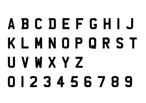 Uk Vehicle License Plate Font Png File Download Etsy