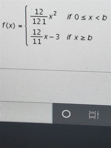 Solved Given The Function Below Find The Values Of B That Chegg