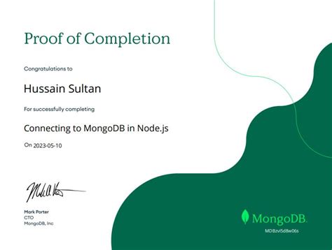 Hussain Sultan On Linkedin Mongodb Node