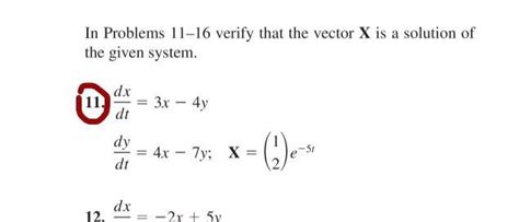Solved Exercises 81 In Problems 1 6 Write The Linear System