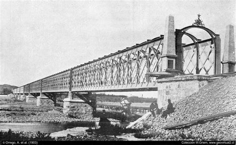 Ilustraciones De Chile Puente Río Maule Talca En Chile