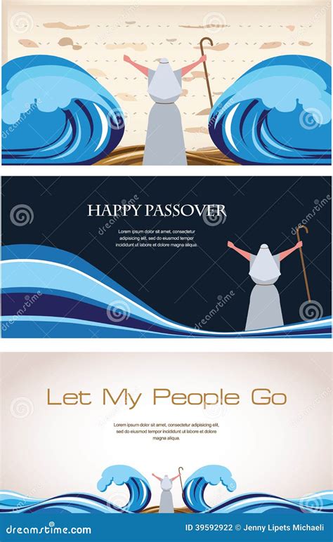 Passover Ten Plagues Of Egypt Cartoon Vector Illustrations