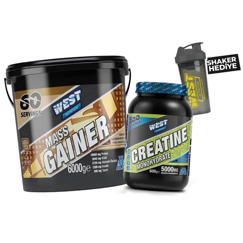 Mass Gainer 6000 gram - Kreatin Monohidrat 600 gram Paketi